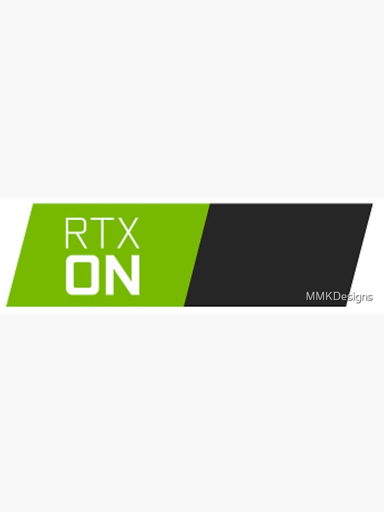 "RTX On T-Shirt" Sticker for Sale by MMKDesigns | Redbubble