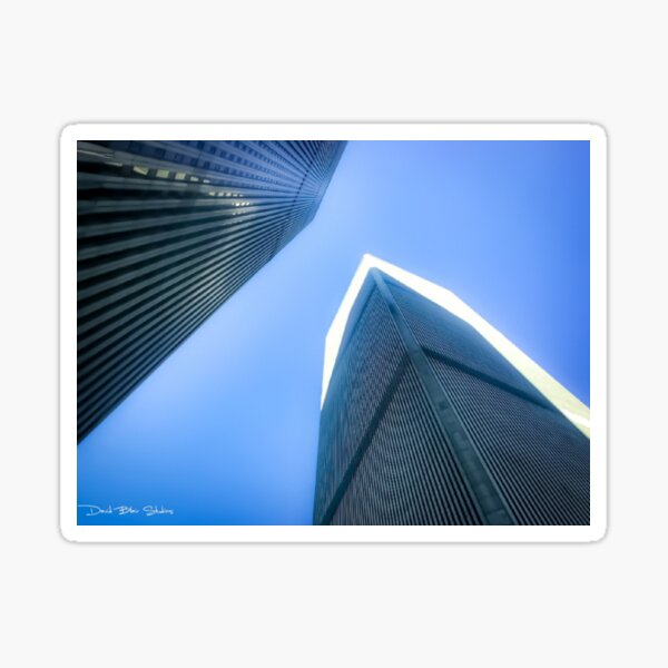 "World Trade Center - Twin Towers - 09/07/2001" Sticker for Sale by ...