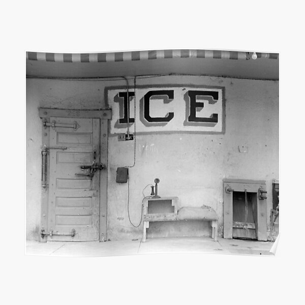 Póster «Texas Ice House, 1939. Foto de época» de historyphoto | Redbubble