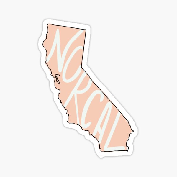 "NorCal Peach Sticker" Sticker for Sale by lindsayyt8 | Redbubble