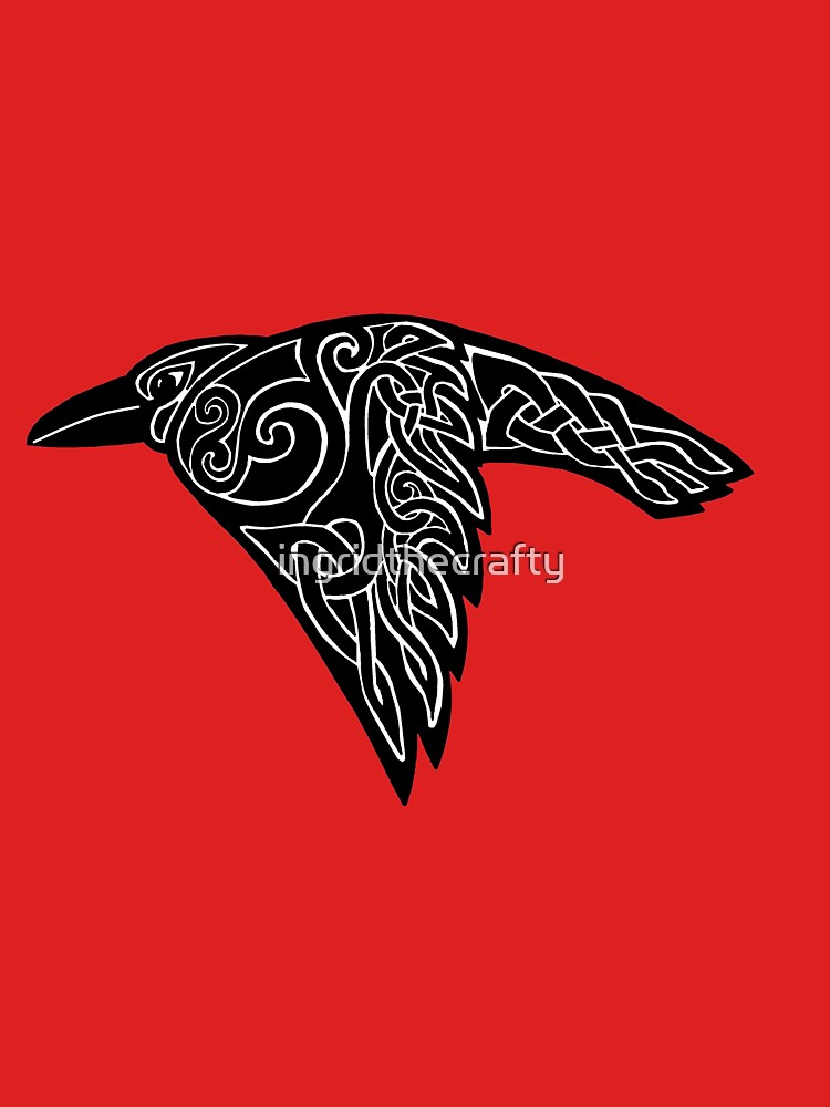 "Raven in Flight" T-shirt by ingridthecrafty | Redbubble | raven t ...