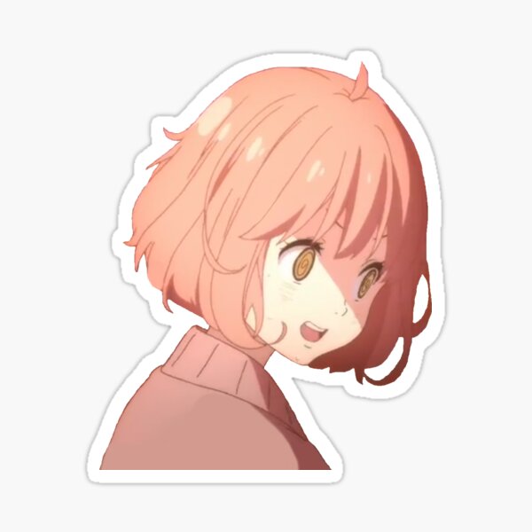 "Mirai Confused Look Sticker" Sticker for Sale by Moonsun3 | Redbubble