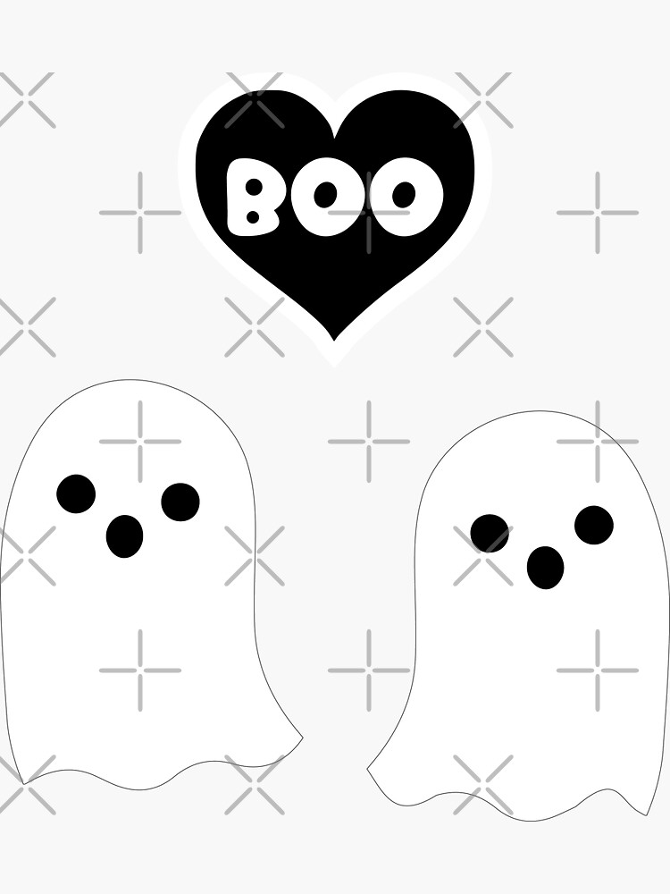 "Boo" Sticker by emphatic | Redbubble