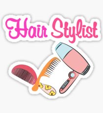 Hair Stylist Stickers | Redbubble