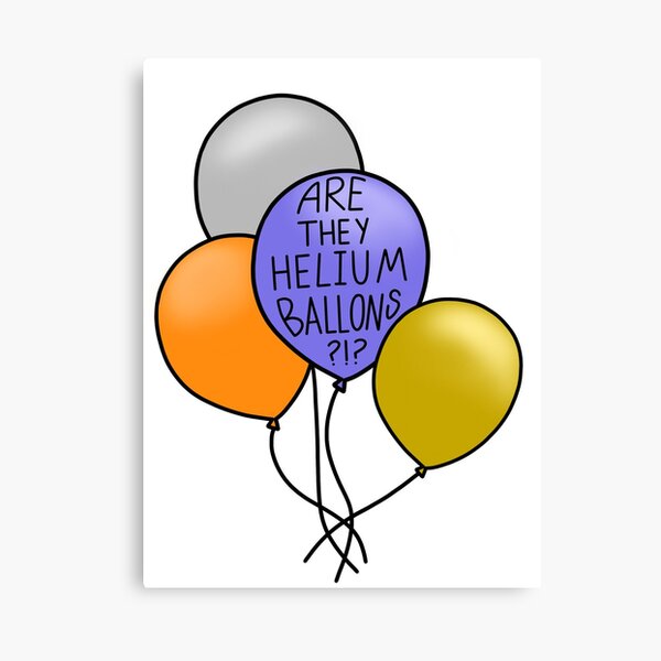 Helium Balloons Canvas Prints | Redbubble