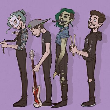 "Septic Ego Band" Sticker for Sale by Ash Lee | Redbubble