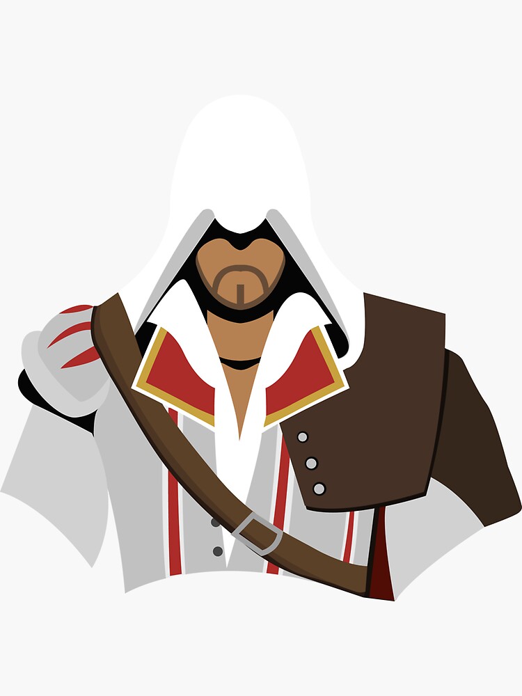"Ezio Assassin's creed " Sticker for Sale by ashphil | Redbubble
