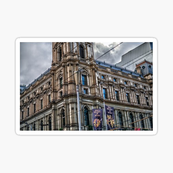 "Victorian Melbourne GPO" Sticker for Sale by JohnKarmouche | Redbubble