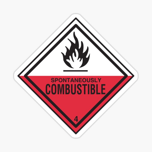 Combustible Stickers | Redbubble