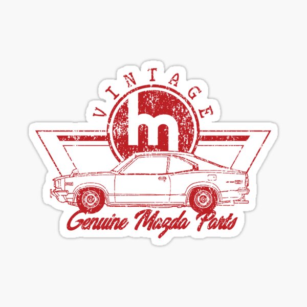 "Vintage Mazda RX-3" Sticker for Sale by tanyarose | Redbubble