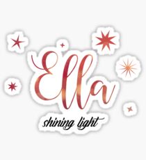 Name Ella Stickers | Redbubble