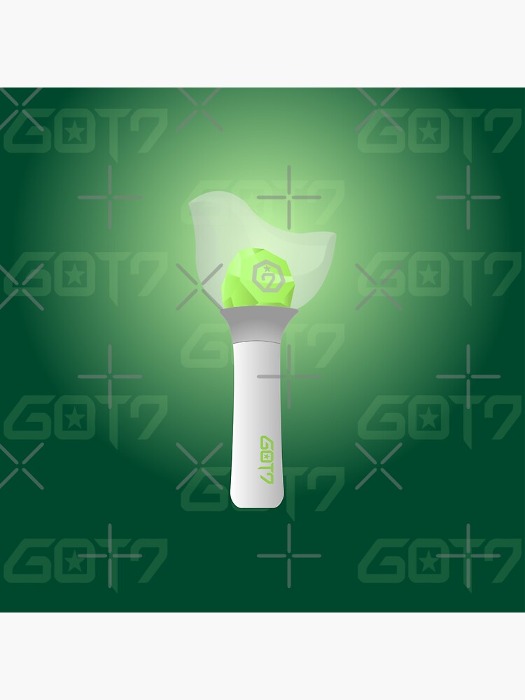 "KPOP, GOT7 Lightstick, iGOT7s Fandom, Ahgase Fandom." Sticker for Sale ...
