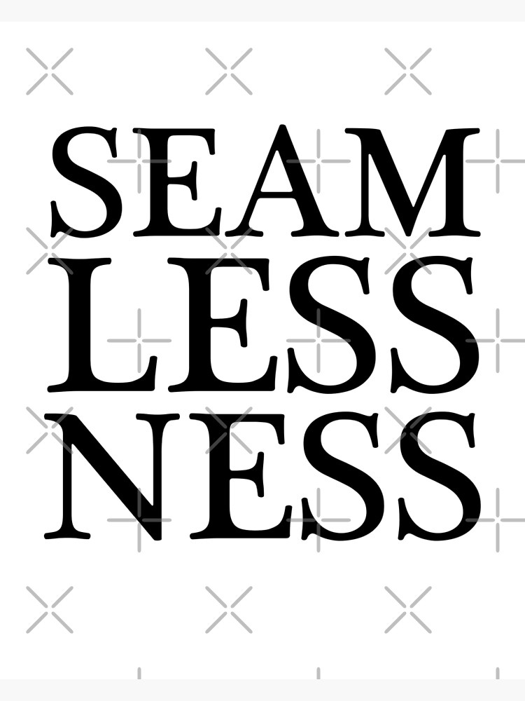 "Seamlessness John Maclean iconic word " Poster for Sale by ohdesigno ...