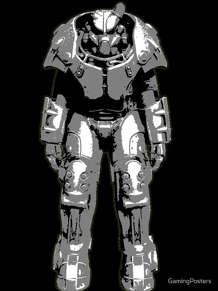 "Fallout 3, Fallout New Vegas, Fallout 4 - X01 Power Armour Silhouette ...
