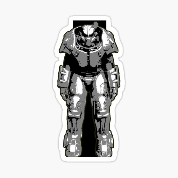 "Fallout 3, Fallout New Vegas, Fallout 4 - X01 Power Armour Silhouette ...