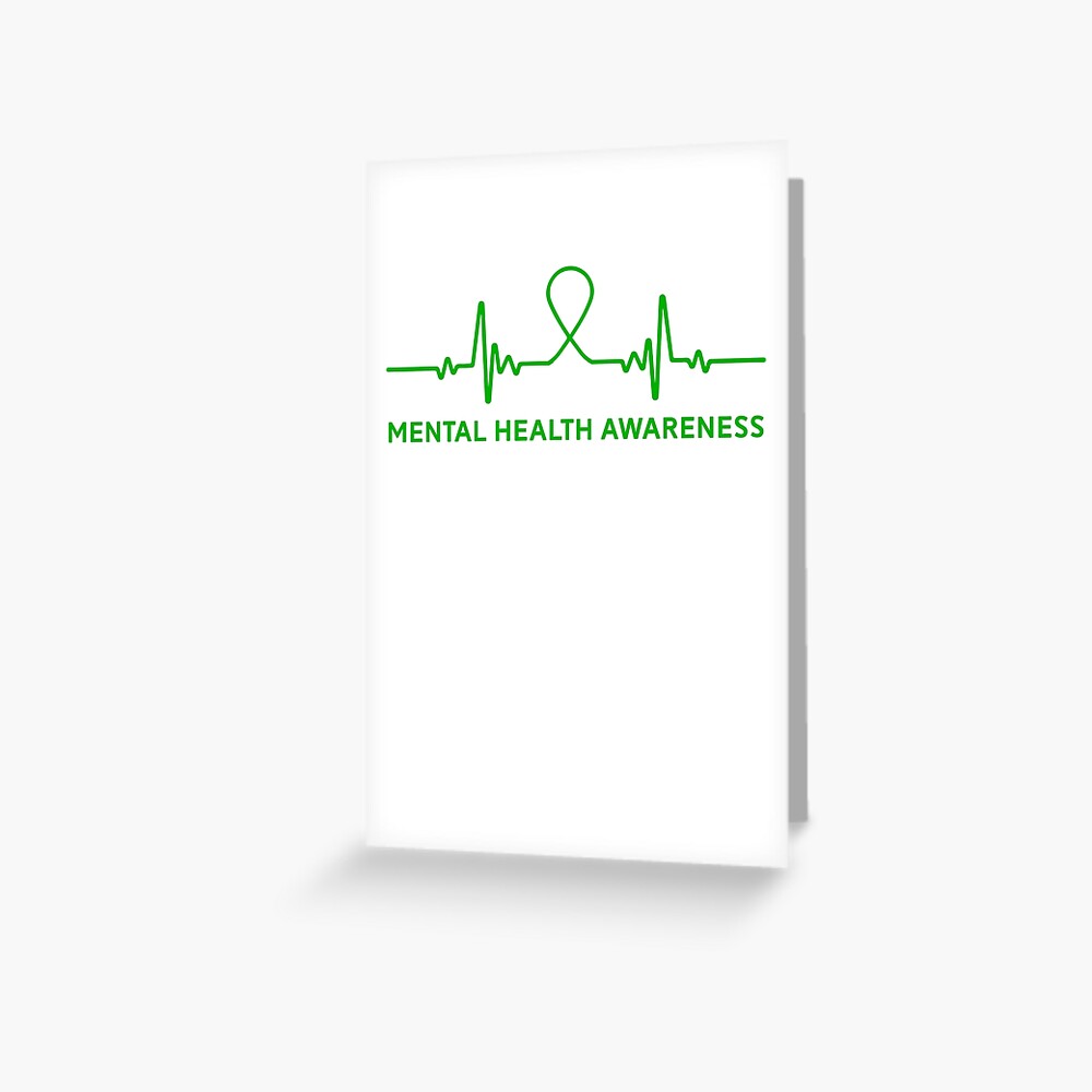 "Depression Anxiety Mental Health Awareness Ribbon T-Shirt Tee Gift ...