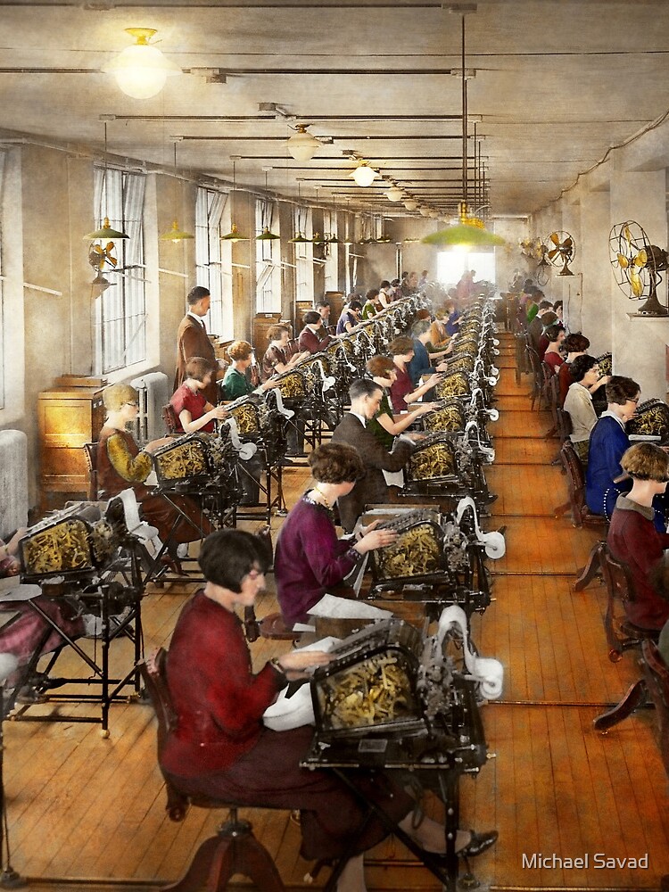 "Accountant - The enumeration division 1924" Drawstring Bag for Sale by ...