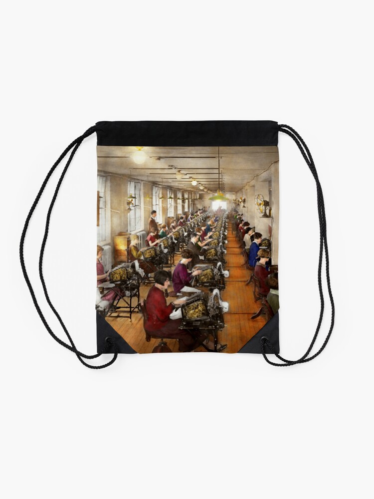 "Accountant - The enumeration division 1924" Drawstring Bag for Sale by ...