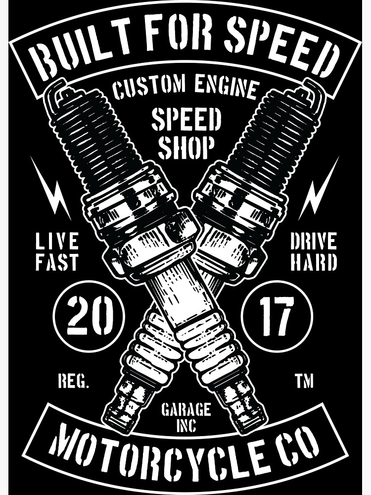 "Built For Speed" Sticker by ArtemNovus | Redbubble