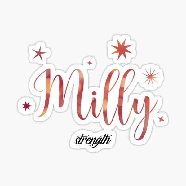"Milly" Sticker for Sale by Moonshine-creek | Redbubble