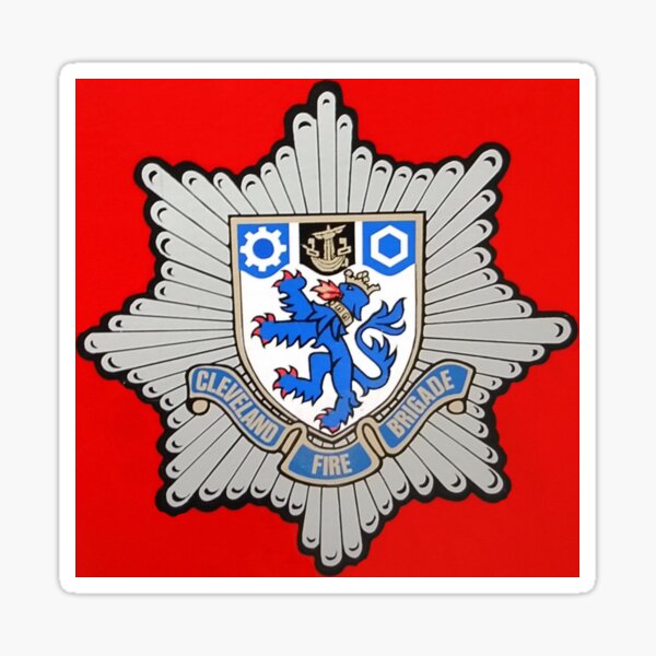 "Clevland Fire Brigade" Sticker for Sale by skanner30 | Redbubble