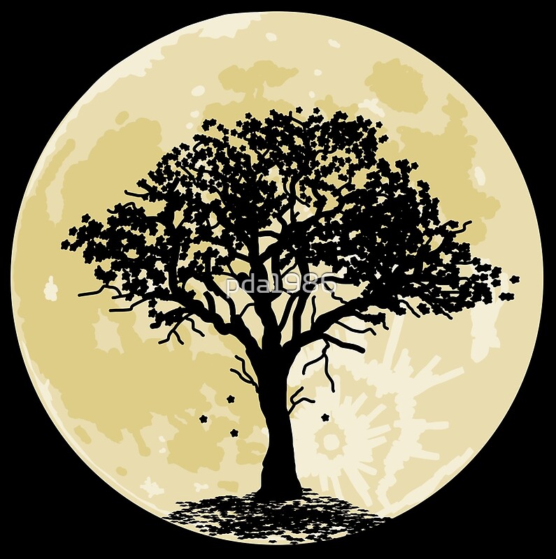 "Moon Tree" by pda1986 | Redbubble