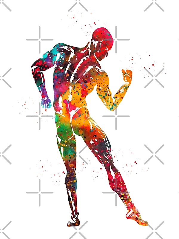 "Human muscle anatomy,male muscle, illustration" by erzebetth | Redbubble