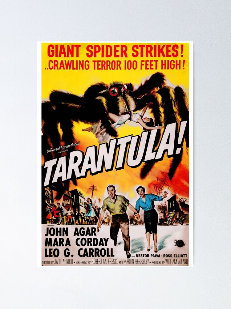 "Tarantula classic sci-fi horror movie poster" Poster for Sale by ...