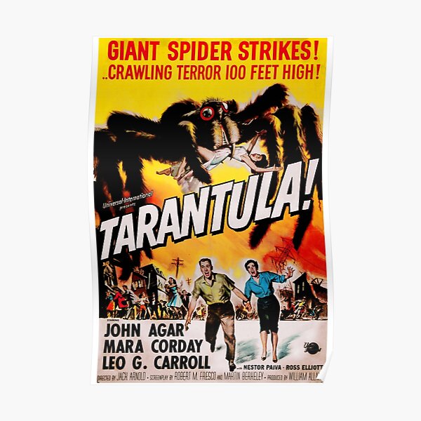 "Tarantula classic sci-fi horror movie poster" Poster for Sale by ...