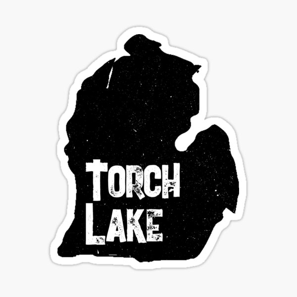 Torch Lake Stickers | Redbubble