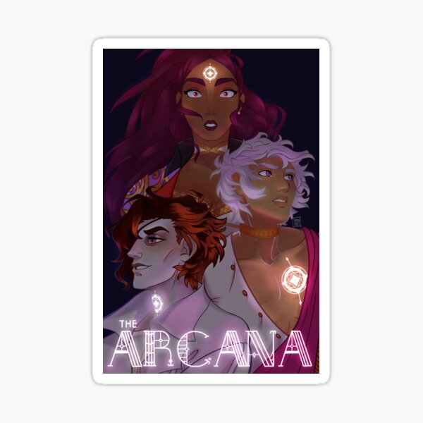 "Arcana Main 3" Sticker for Sale by menageriee | Redbubble