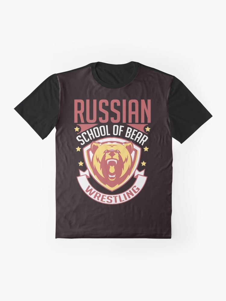 "Russian Bear Wrestling Retro Wrestler Mixed Martial Arts MMA" T-shirt ...