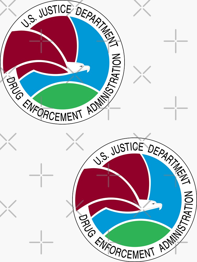 "United States Drug Enforcement Administration (DEA)" Sticker for Sale ...
