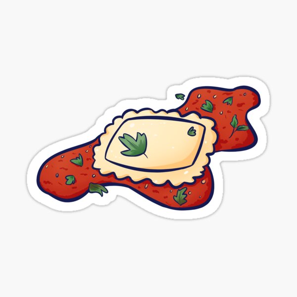 "Ravioli" Sticker by jo3stacey | Redbubble