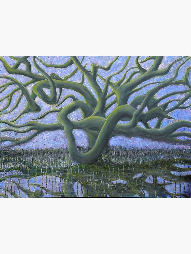 "Original Surreal Primal Tree Painting" Art Print by SergioIanniello ...