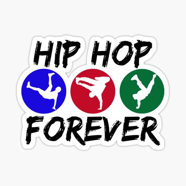 "Hip Hop Forever Breakdancing Poses" Sticker for Sale by slappywalker ...