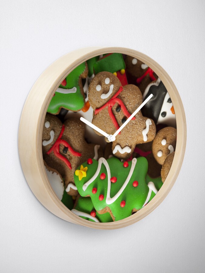 Christmas Gingerbread Cookies Clock sold by Wilhelmine Villainy | SKU ...