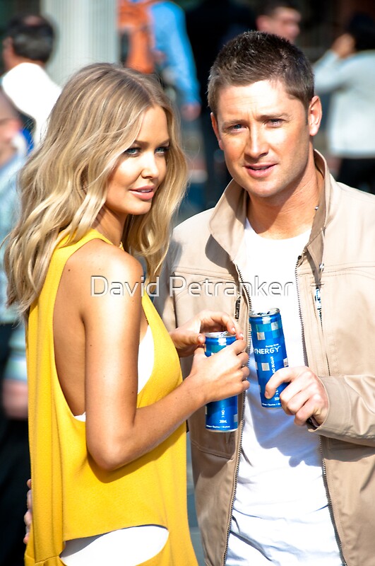 "Michael Clarke & Lara Bingle" by David Petranker | Redbubble