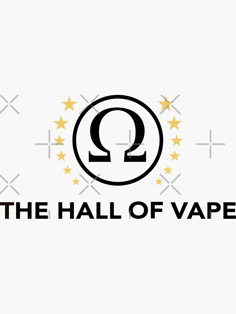 "The Hall of Vape EZIGARETTE vaping" Sticker for Sale by tHopza | Redbubble