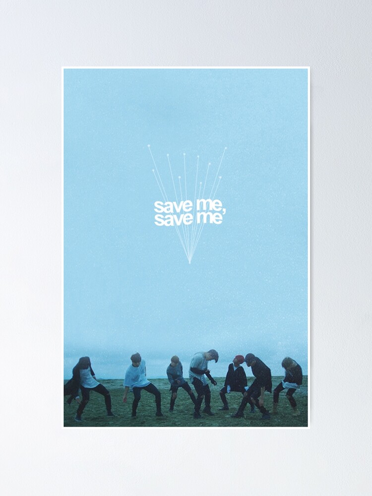 "BTS - SAVE ME " Poster for Sale by mbtae | Redbubble