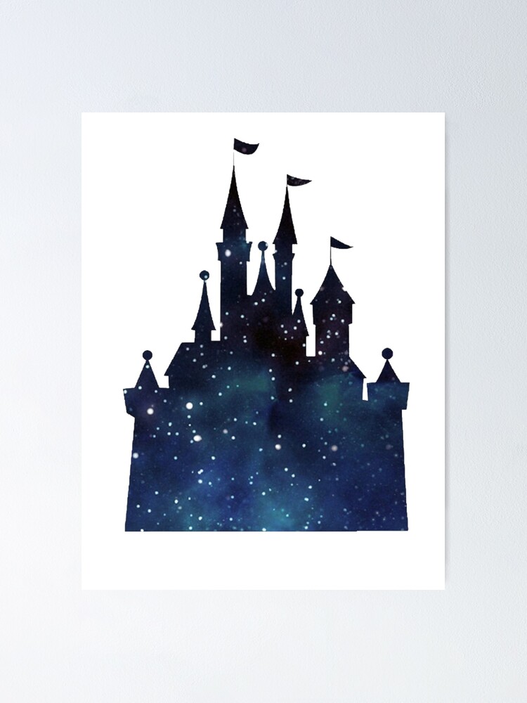 "Galaxy castle" Poster for Sale by ouatisworld | Redbubble