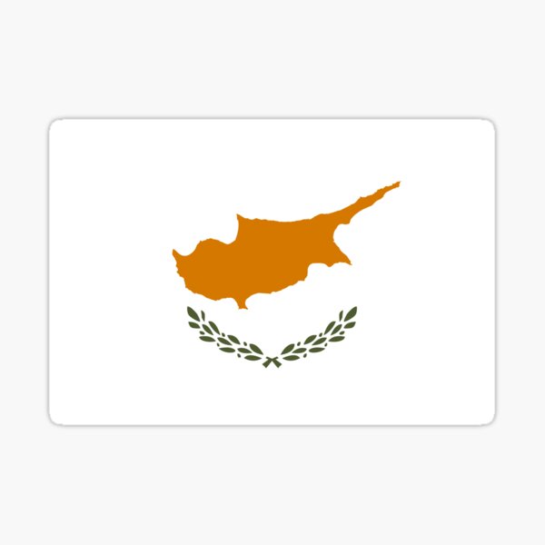 "Cyprus flag" Sticker for Sale by MLBSSTORE | Redbubble