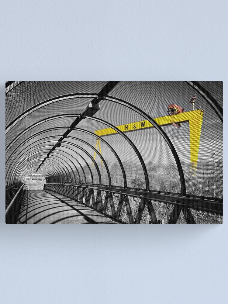 "Belfast Shipyard 4" Canvas Print for Sale by nrbphotography | Redbubble