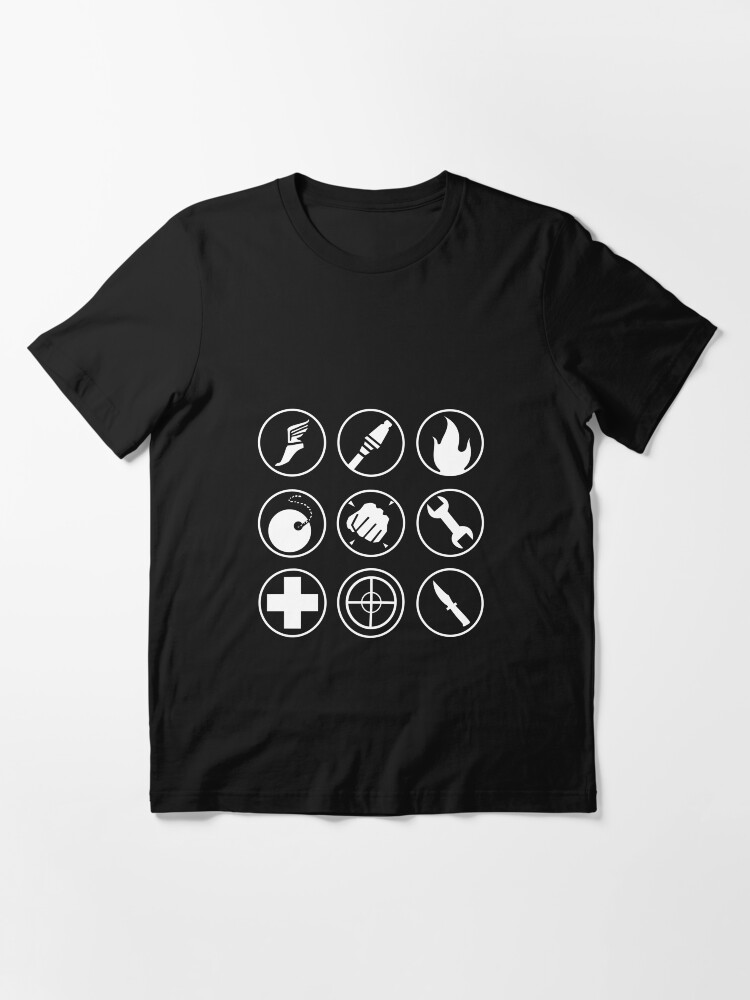 "Team fortress 2 class icons White" T-shirt for Sale by CockellDesigns ...