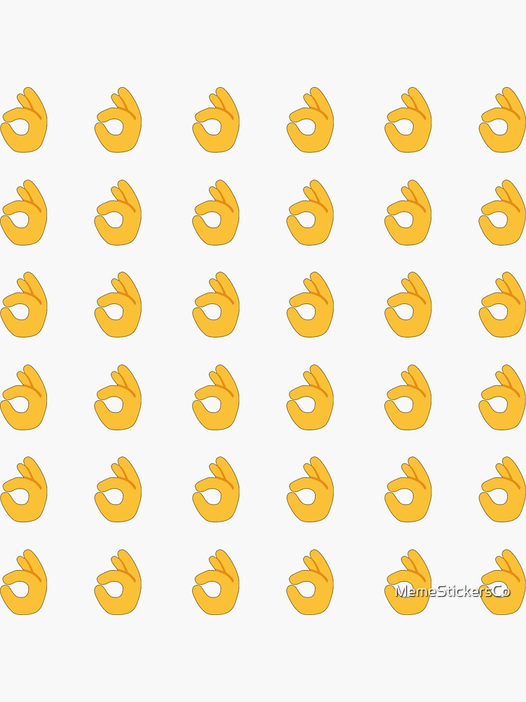 Pegatina «hoja De Bien Emojis 36 Pack SÓlo Mediano O Grande De
