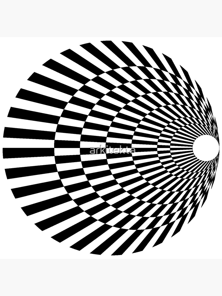 "Op-art 3D cone" Art Print for Sale by arkitekta | Redbubble