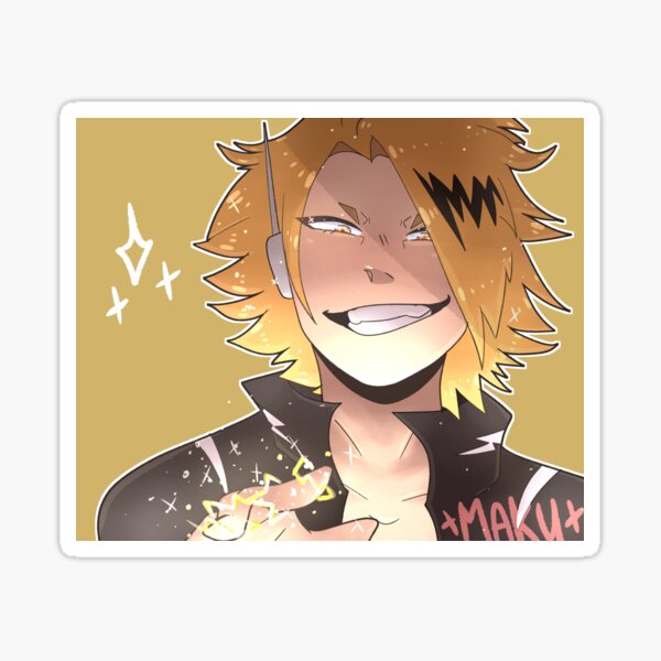 "Denki Kaminari " Sticker for Sale by Gabby-Obsessed | Redbubble