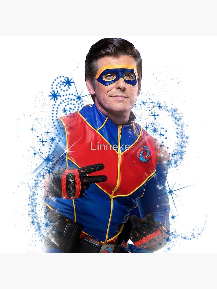 "Captain Man Sparkles" Poster for Sale by Linneke | Redbubble