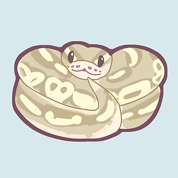 "cute ball python" Art Board Print for Sale by frerinart | Redbubble