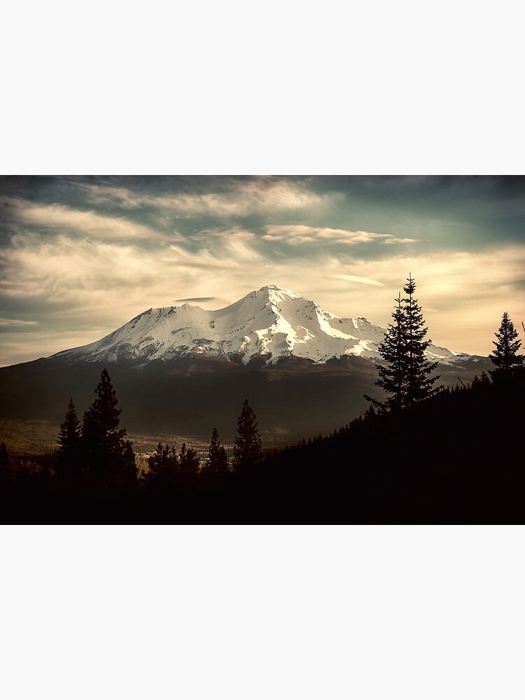 "Mount Shasta Waking Up" Framed Art Print for Sale by MarniePatchett ...